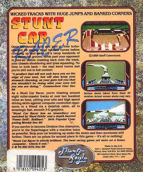Stunt Car Racer - C64-Wiki