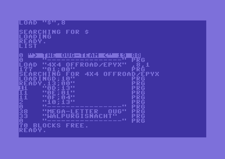 First Steps - C64-Wiki
