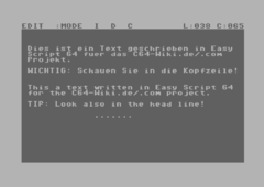 Easy Script - C64-Wiki