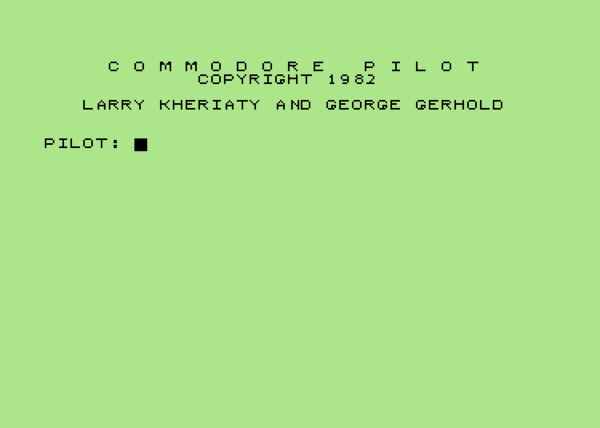 PILOT - C64-Wiki