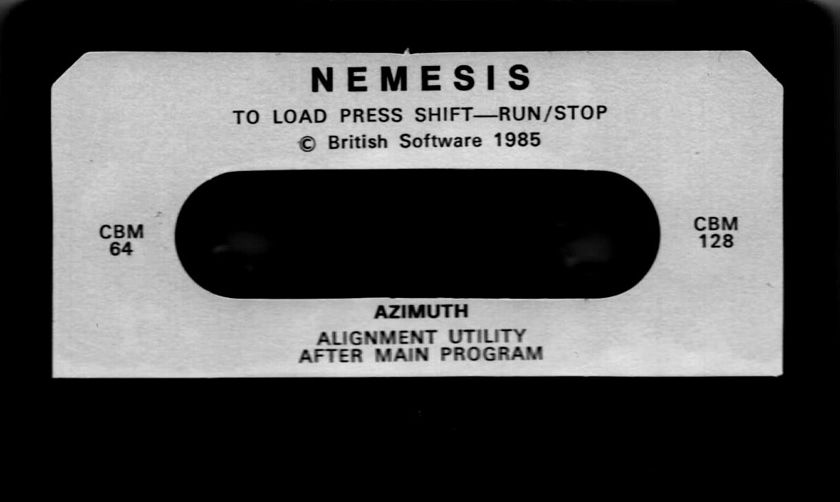Nemesis (British Software) - C64-Wiki