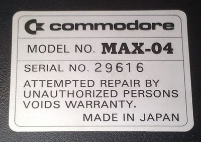 Commodore MAX Machine - C64-Wiki