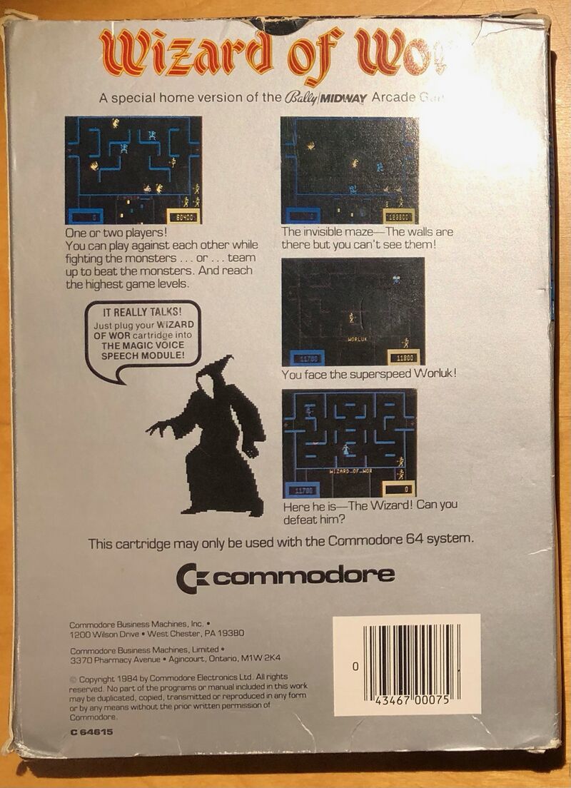Wizard of Wor - C64-Wiki